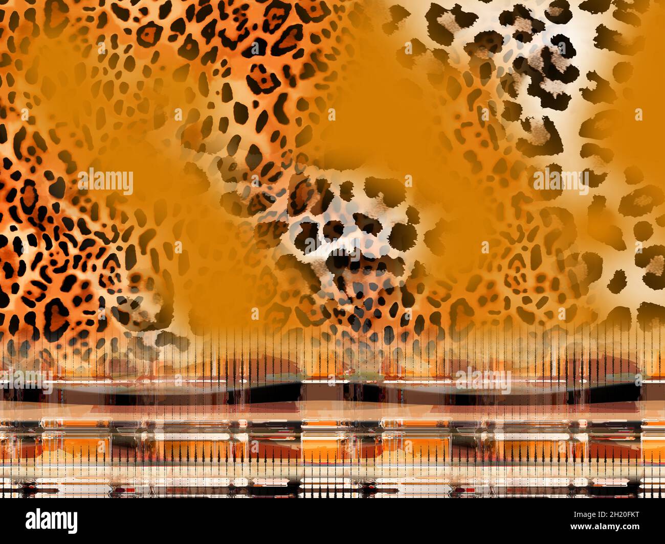 Print,African Animal Prints. Vintage Natural Pattern. Black Exotic ...