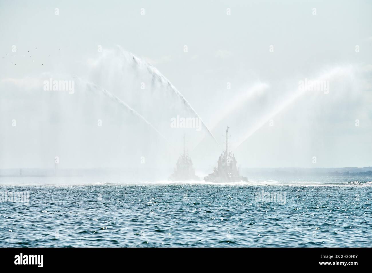 Fire fighting vessel and rescue boats hi-res stock photography and ...