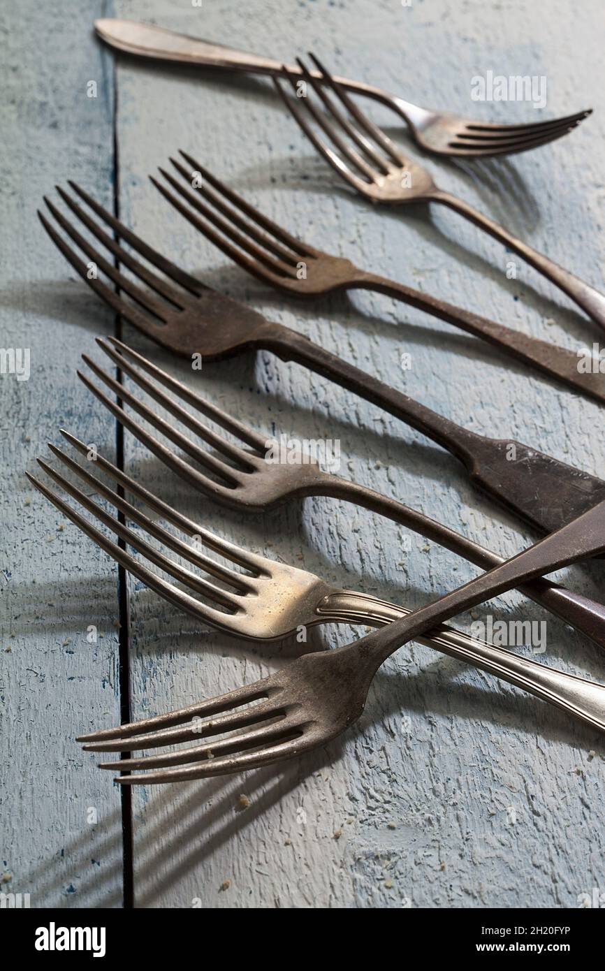 Old forks hi-res stock photography and images - Alamy