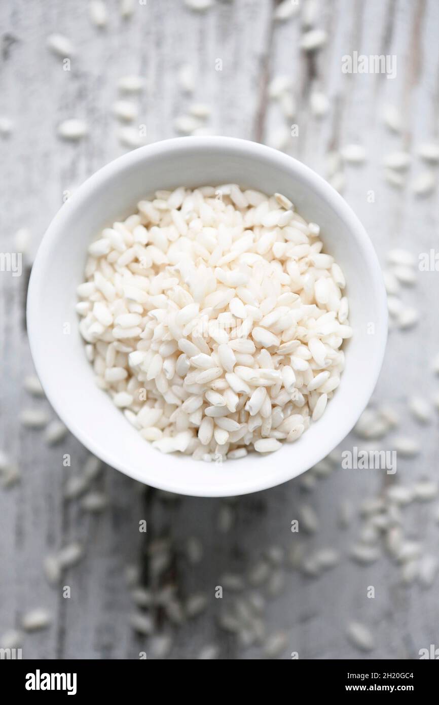 Round short grain rice hi-res stock photography and images - Alamy