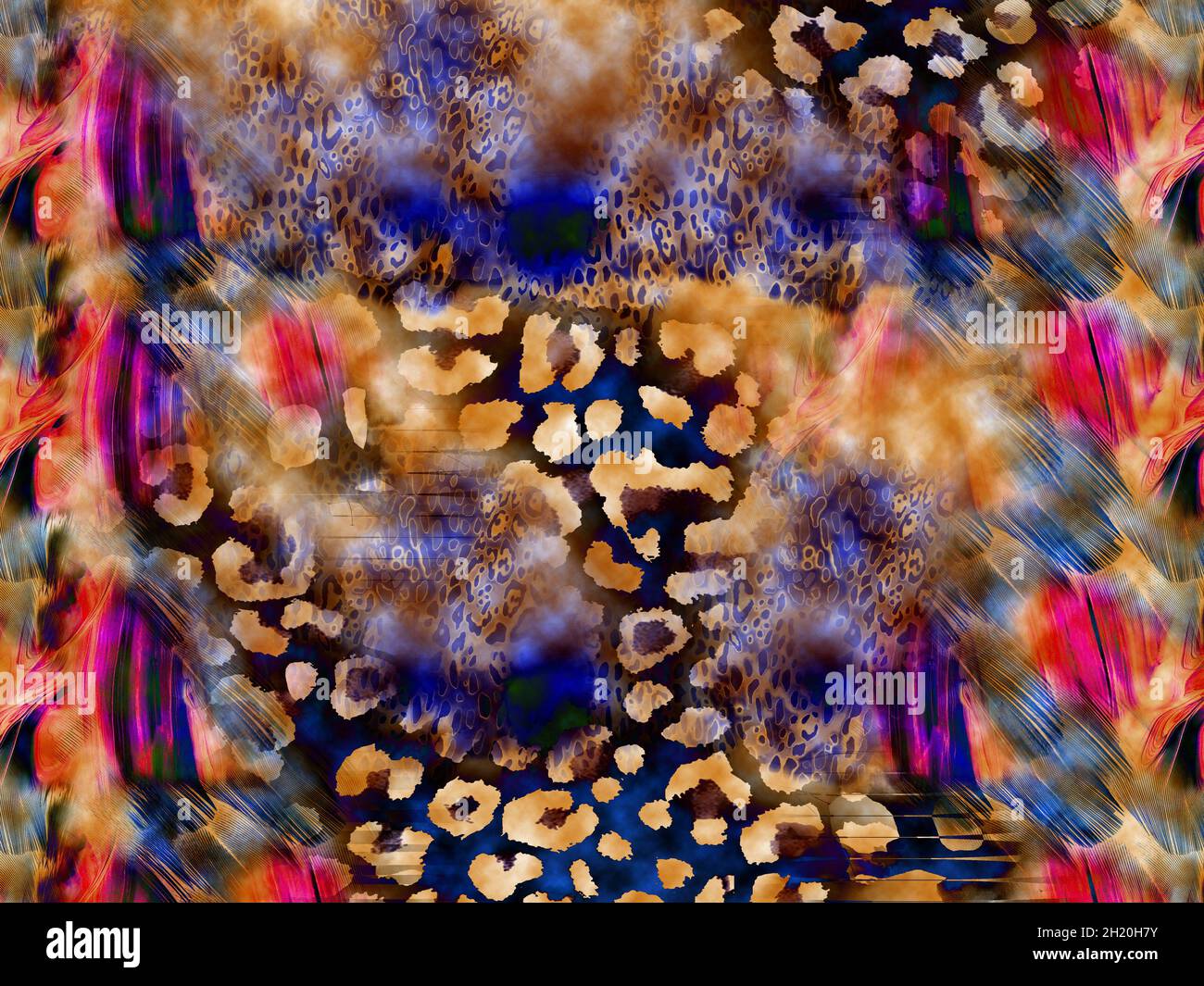 Print,African Animal Prints. Vintage Natural Pattern. Black Exotic ...