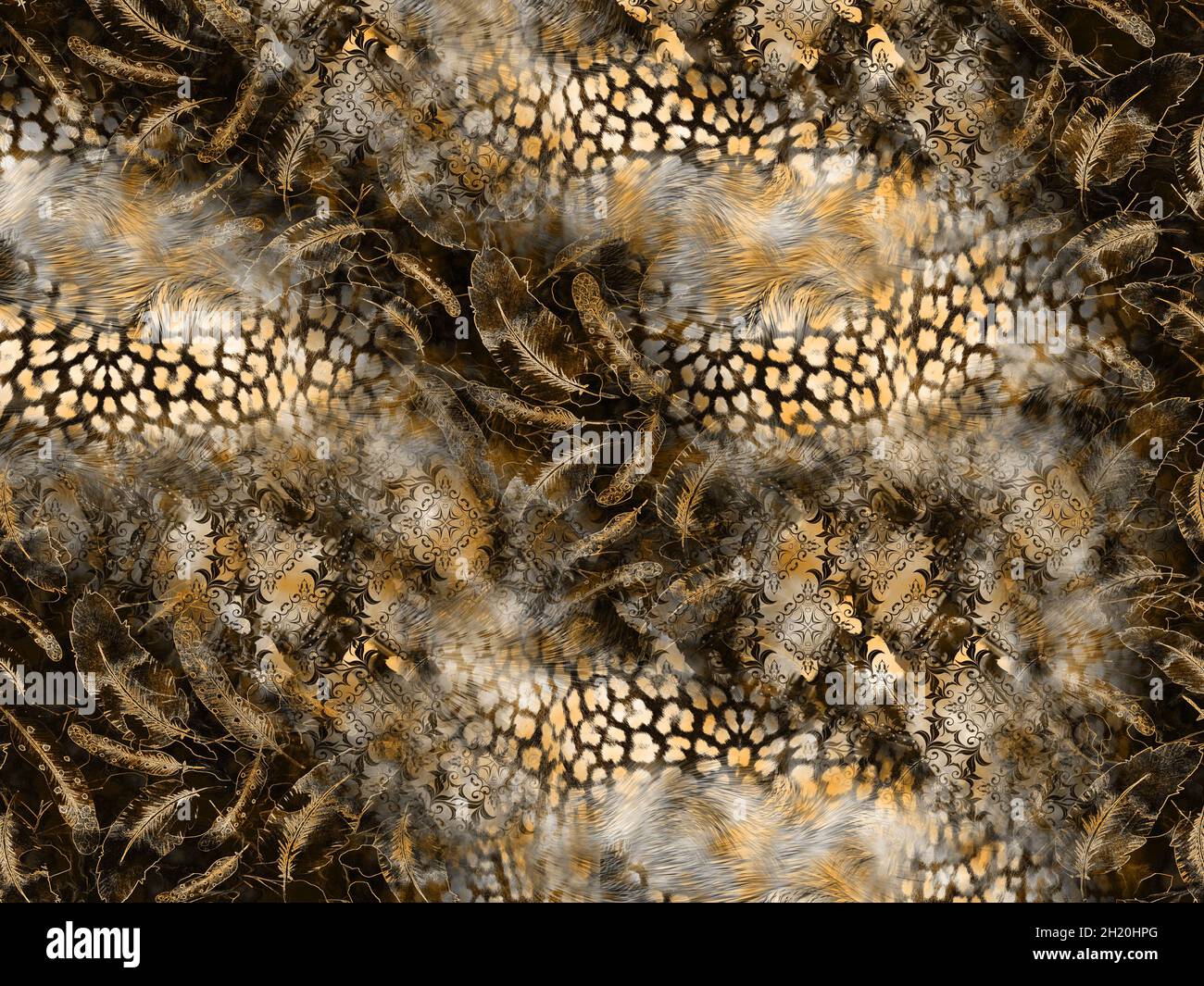 Print,African Animal Prints. Vintage Natural Pattern. Black Exotic ...