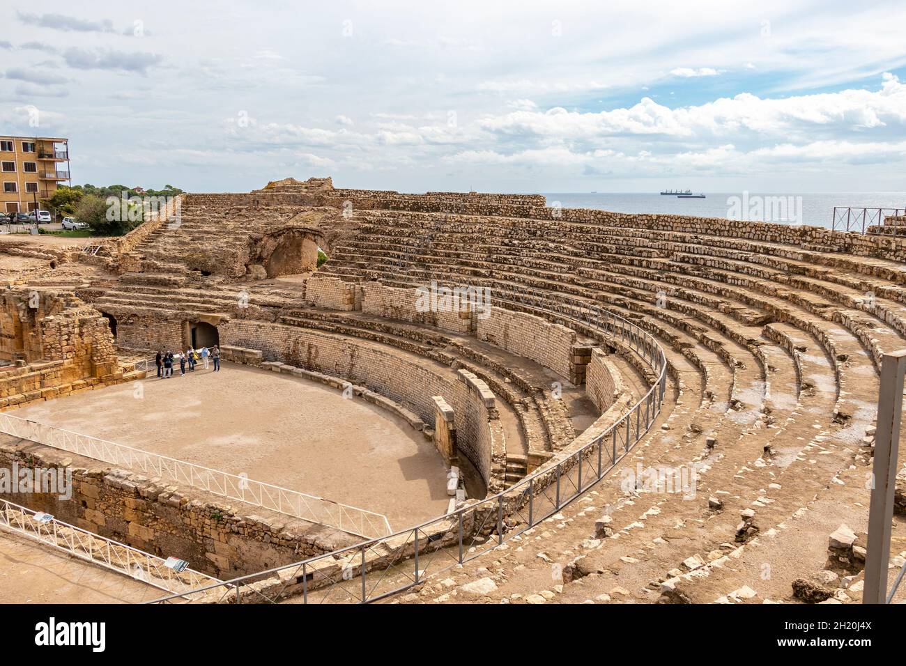 Roman amphitheater of Tarragona, Catalonia, Spain Stock Photo - Alamy