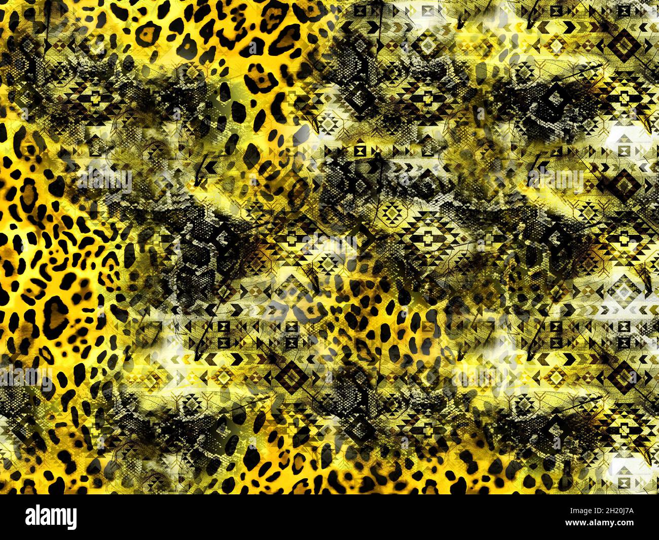 Print,African Animal Prints. Vintage Natural Pattern. Black Exotic ...