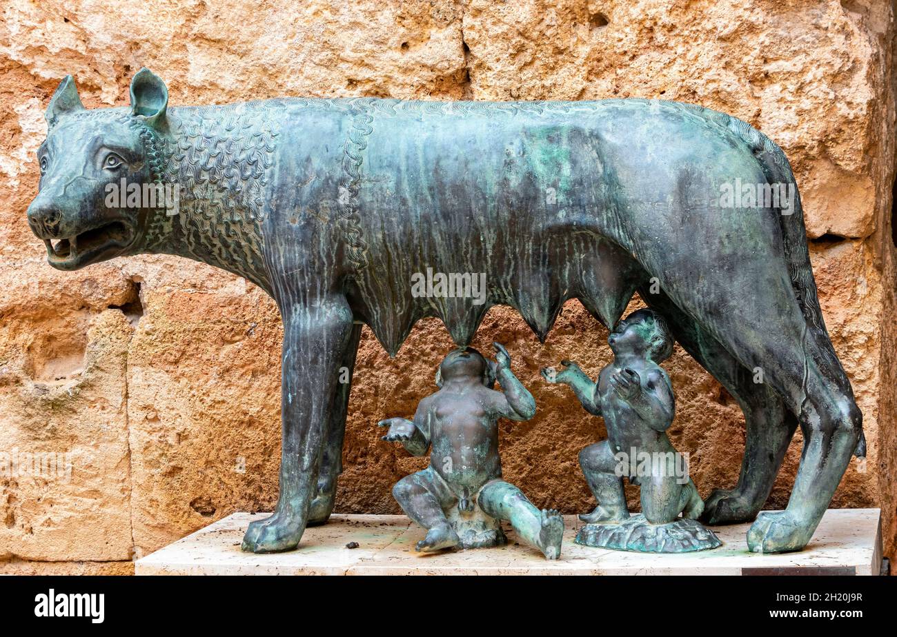 Luperca is the name of the she-wolf who, according to Roman mythology ...