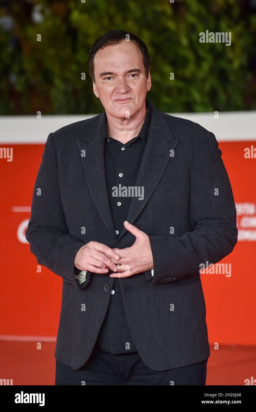 Italy, Rome, 19 October, 2021 : Quentin Tarantino attends the red ...