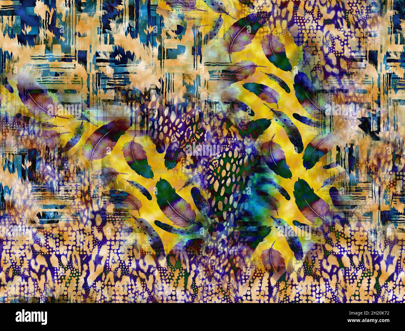 Print,African Animal Prints. Vintage Natural Pattern. Black Exotic ...