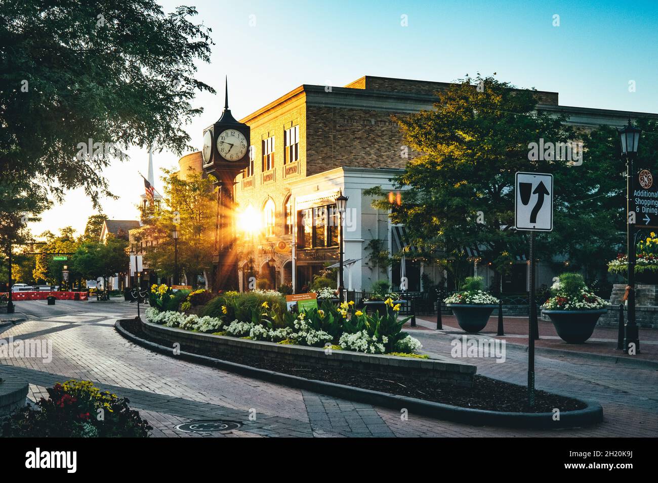 Downtown Northville, MI Stock Photo - Alamy