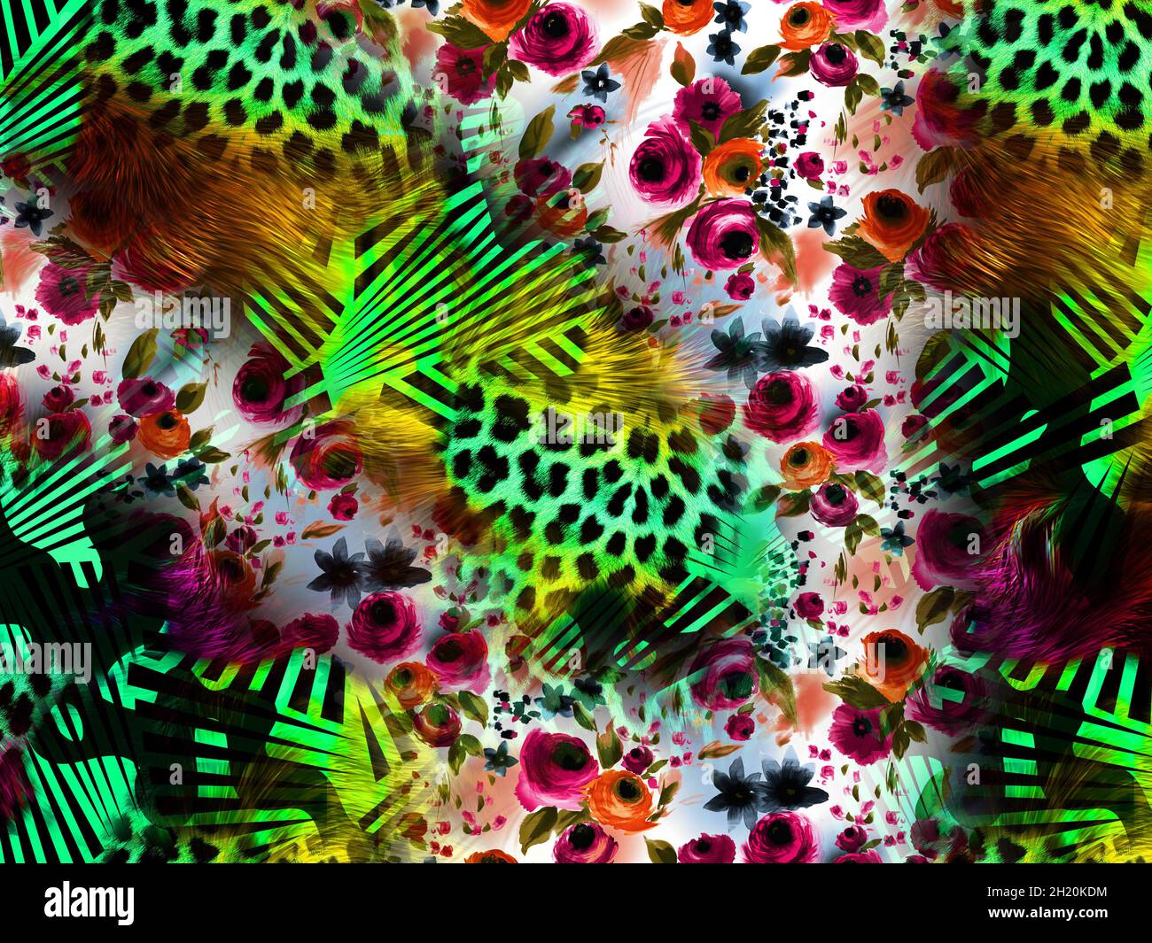 Print,African Animal Prints. Vintage Natural Pattern. Black Exotic ...