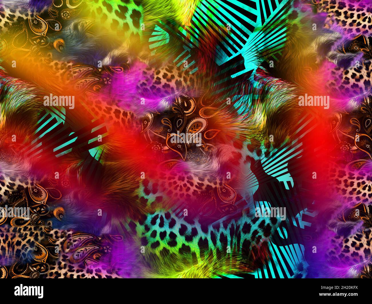 Print,African Animal Prints. Vintage Natural Pattern. Black Exotic ...