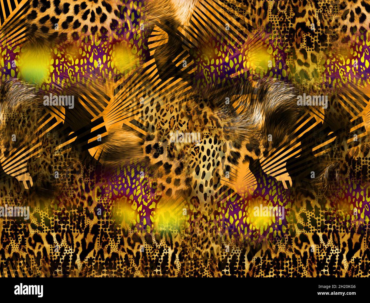 Print,African Animal Prints. Vintage Natural Pattern. Black Exotic ...