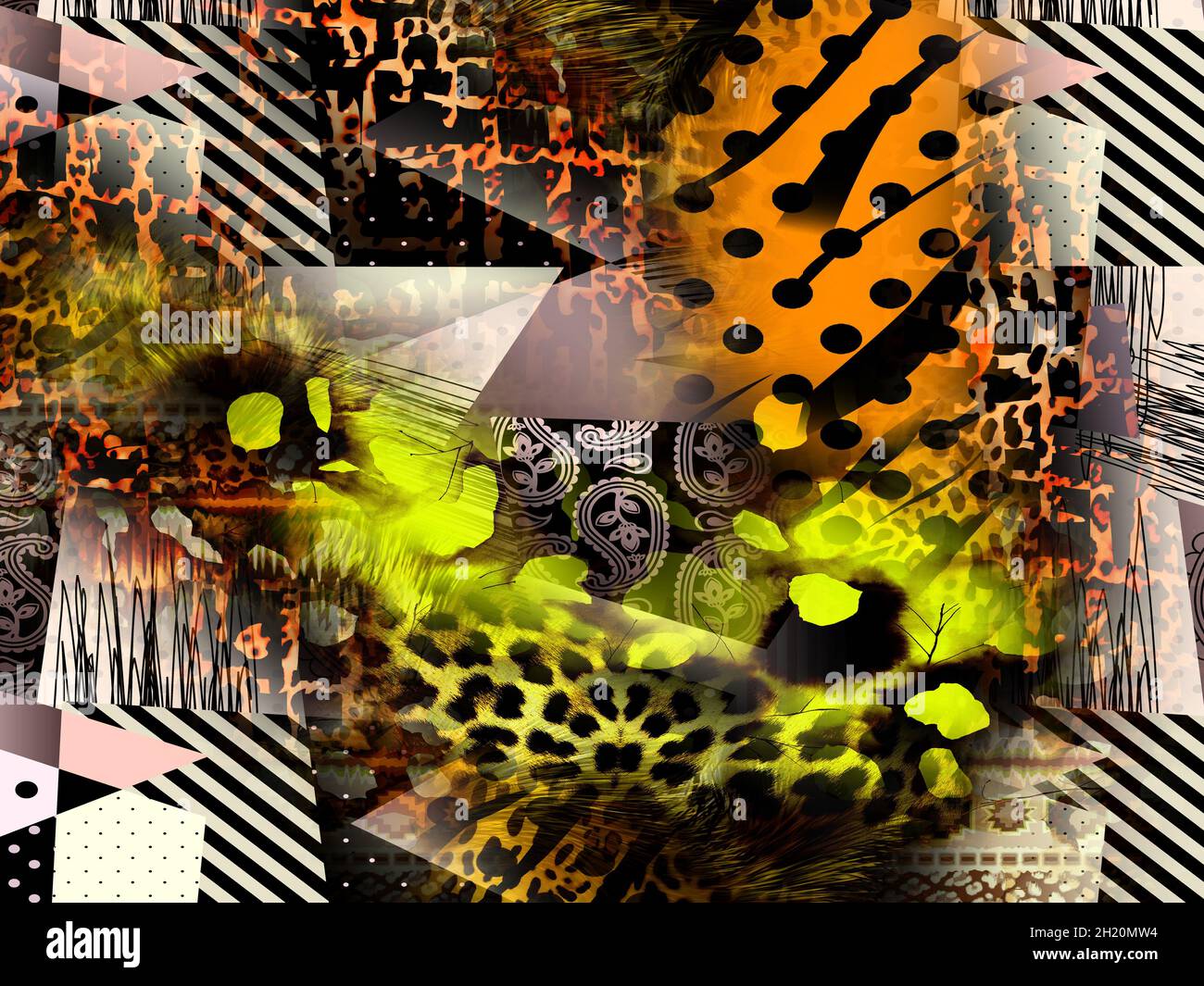 Print,African Animal Prints. Vintage Natural Pattern. Black Exotic ...