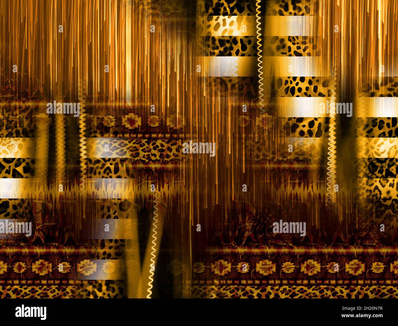 Print,African Animal Prints. Vintage Natural Pattern. Black Exotic ...