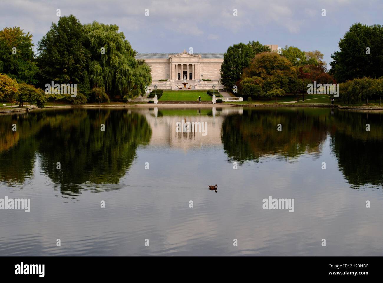 The Wade lagoon, Cleveland, Ohio Stock Photo - Alamy