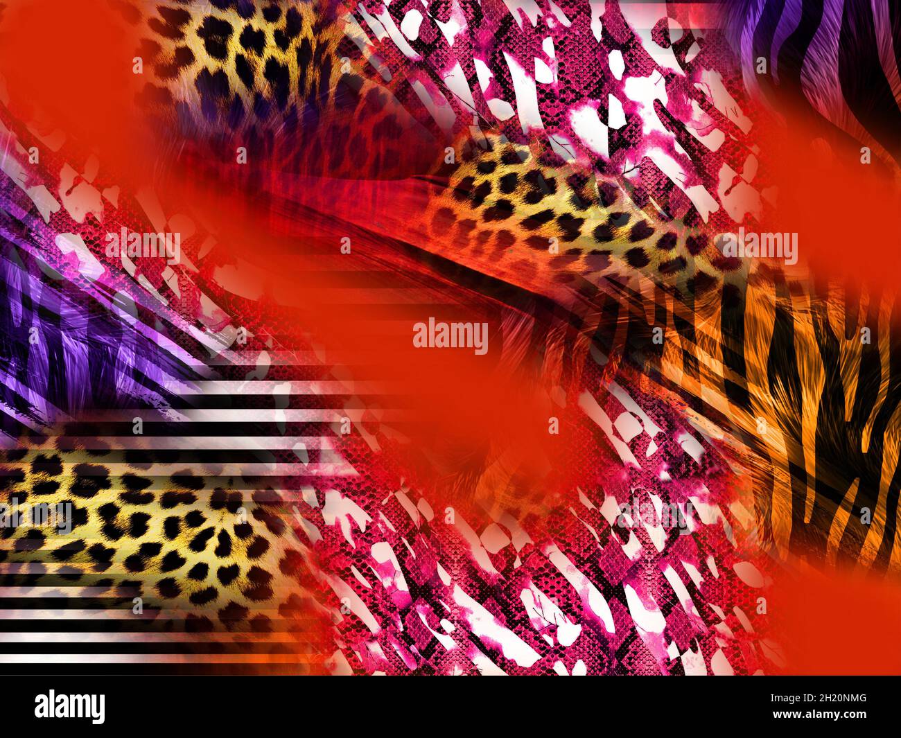 Print,African Animal Prints. Vintage Natural Pattern. Black Exotic ...