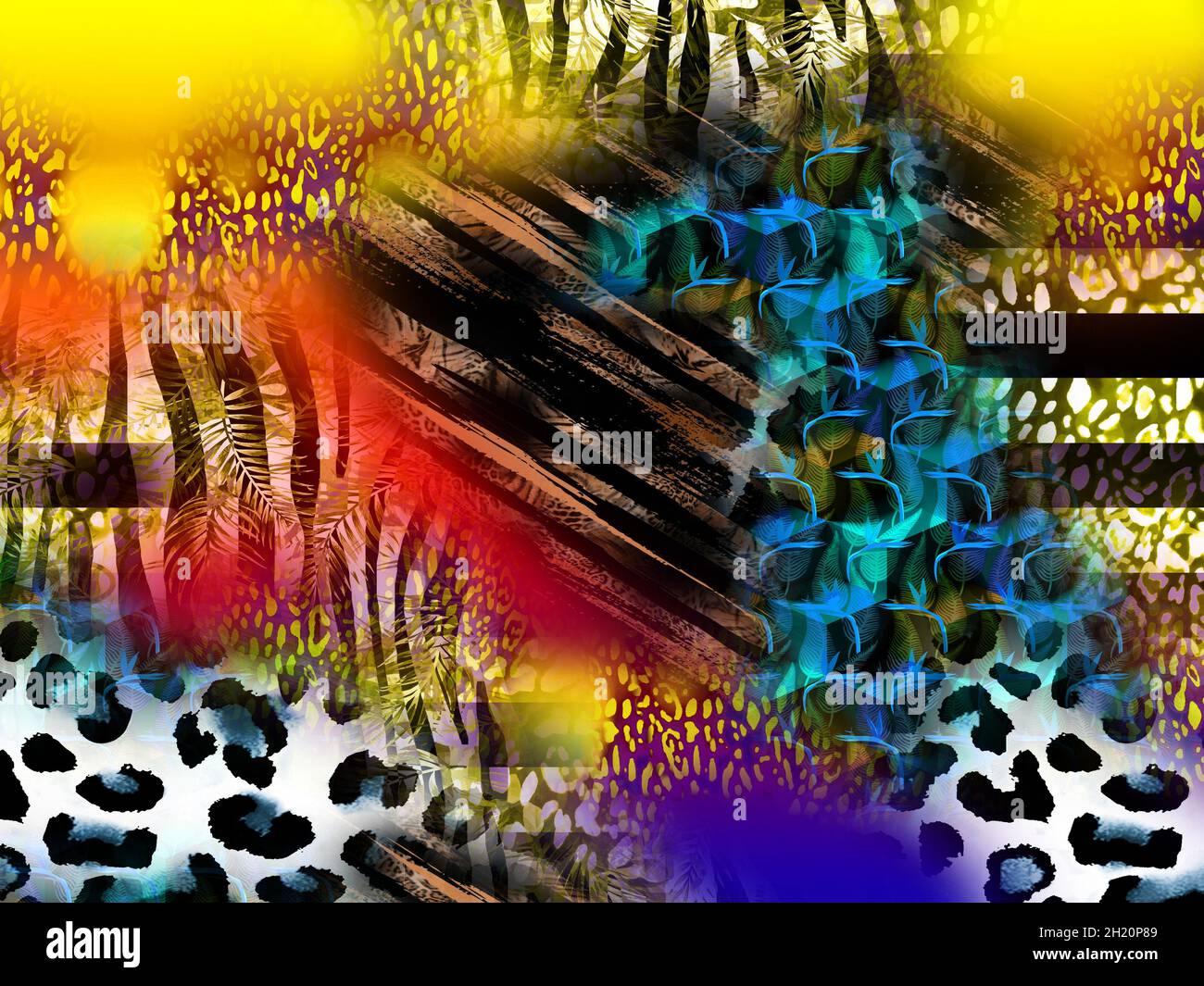 Print,African Animal Prints. Vintage Natural Pattern. Black Exotic ...