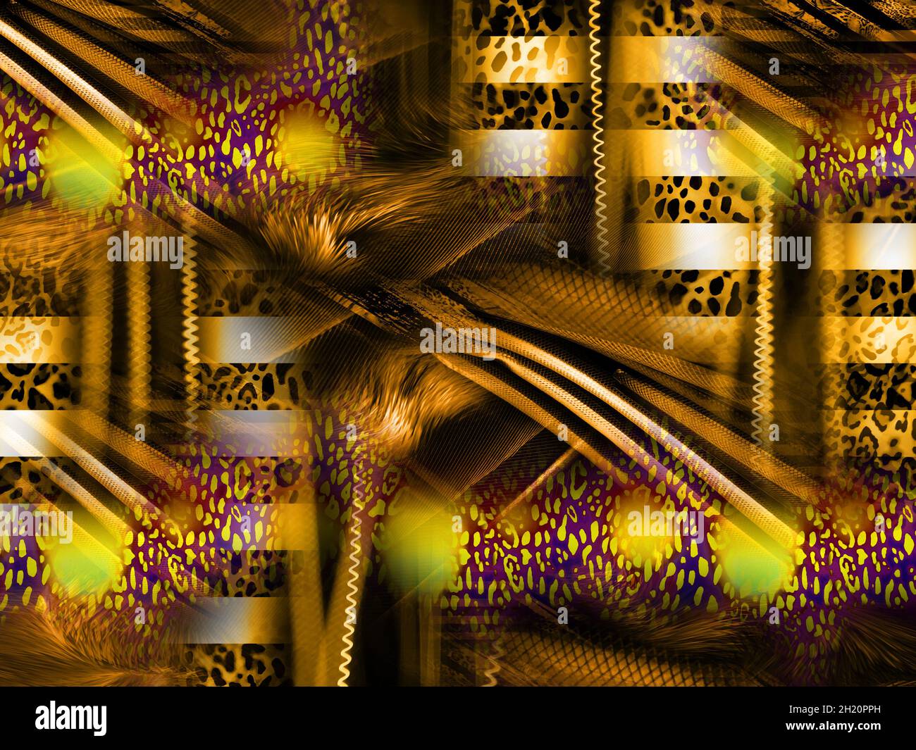 Print,African Animal Prints. Vintage Natural Pattern. Black Exotic ...