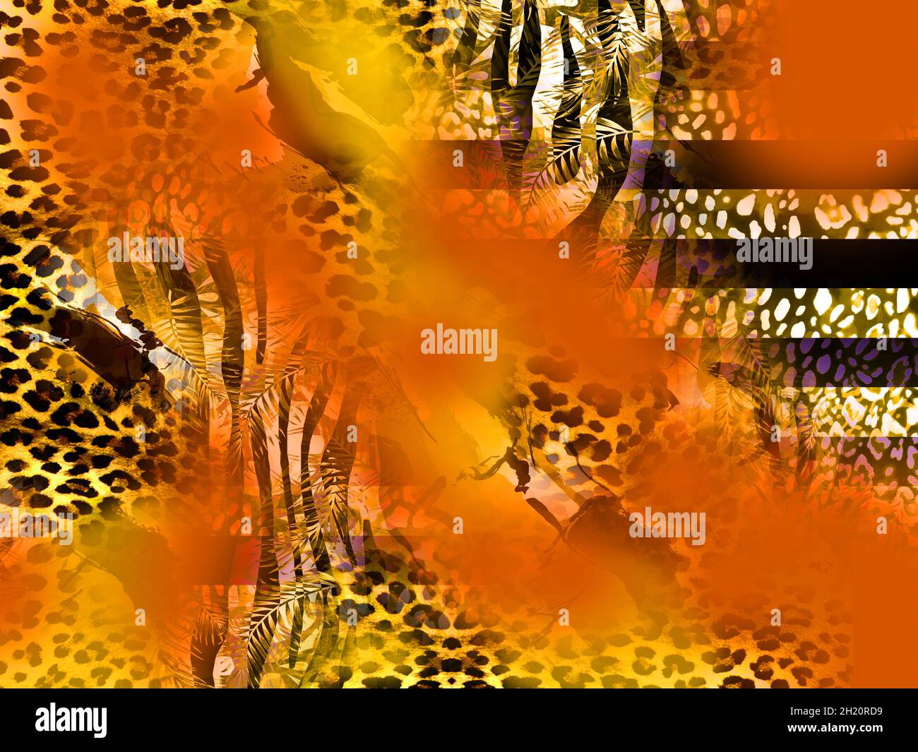 Print,African Animal Prints. Vintage Natural Pattern. Black Exotic ...