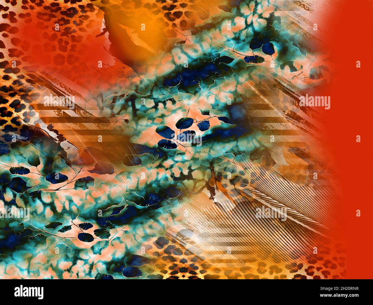 Print,African Animal Prints. Vintage Natural Pattern. Black Exotic ...