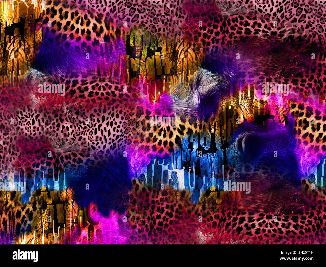 Print,African Animal Prints. Vintage Natural Pattern. Black Exotic ...