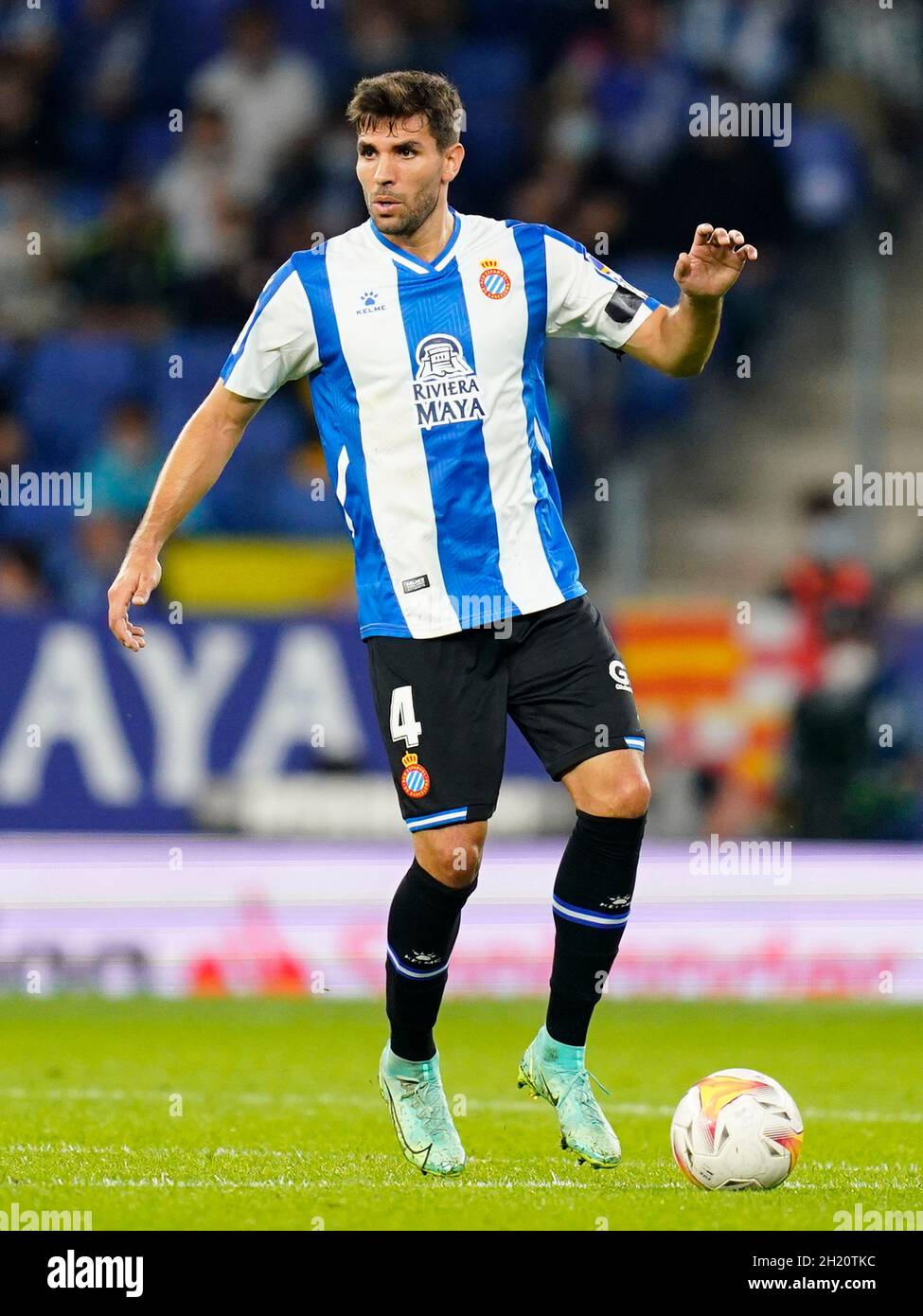 Leandro Cabrera of RCD Espanyol during the La Liga match between RCD ...