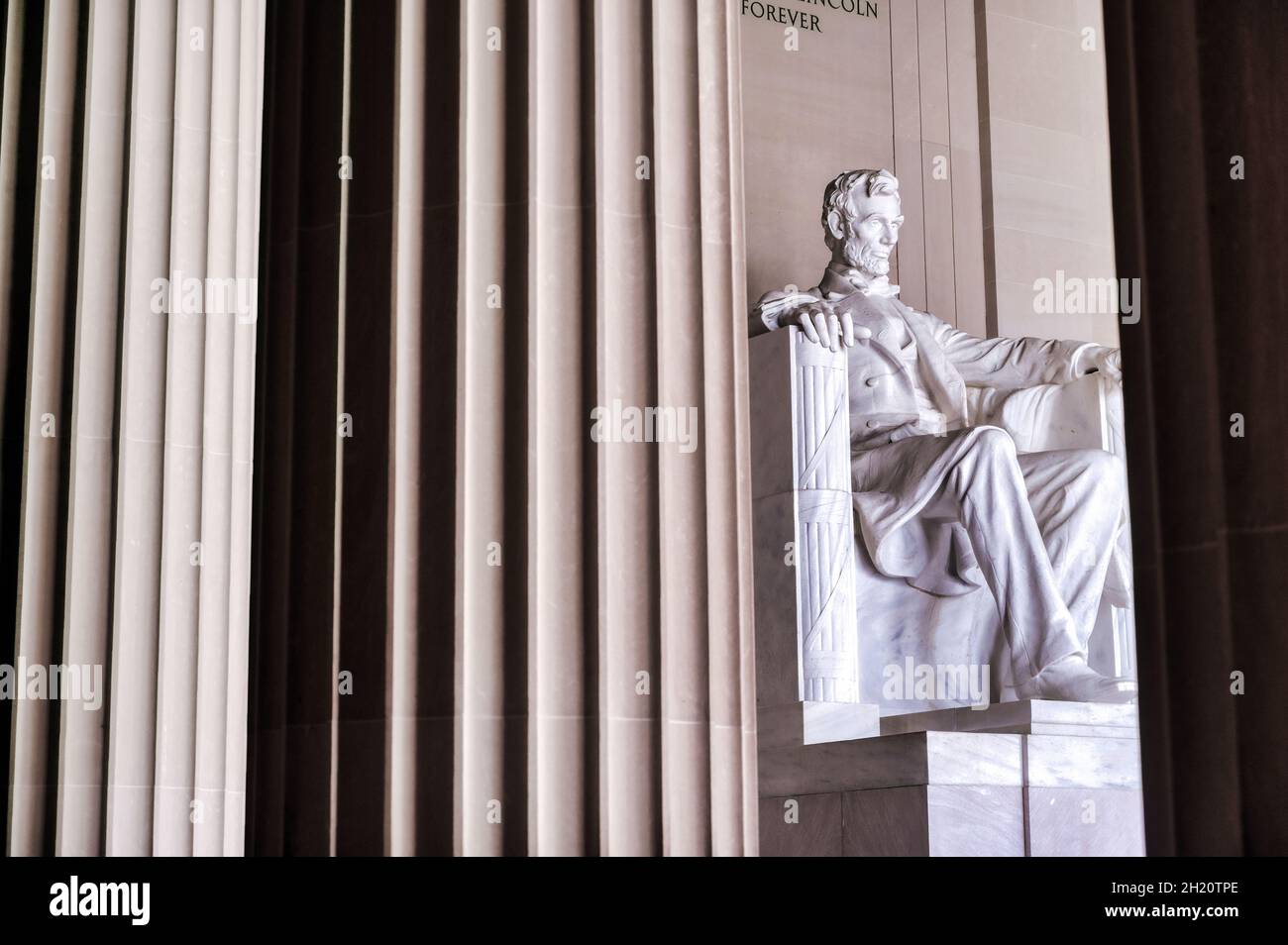 The Lincoln Memorial on the National Mall in Washington, D.C Stock ...