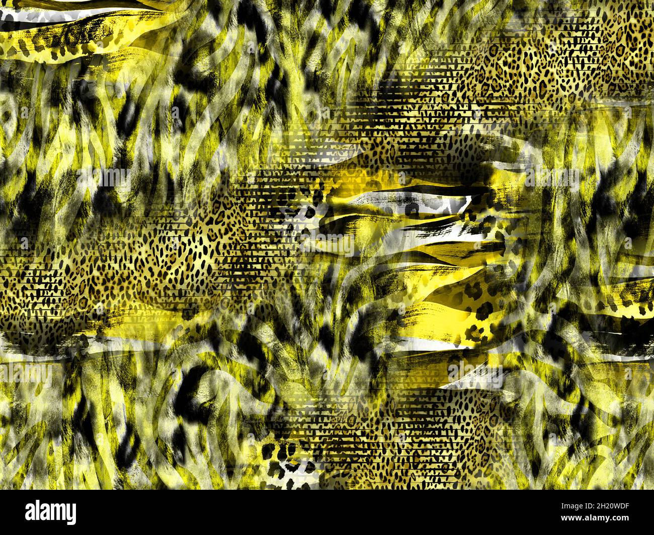 Print,African Animal Prints. Vintage Natural Pattern. Black Exotic ...