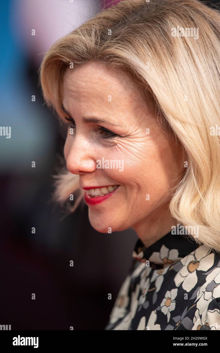 LONDON, ENGLAND - OCTOBER 13: Sally Phillips attends the Gala Premiere for "The Lost Daughter ...