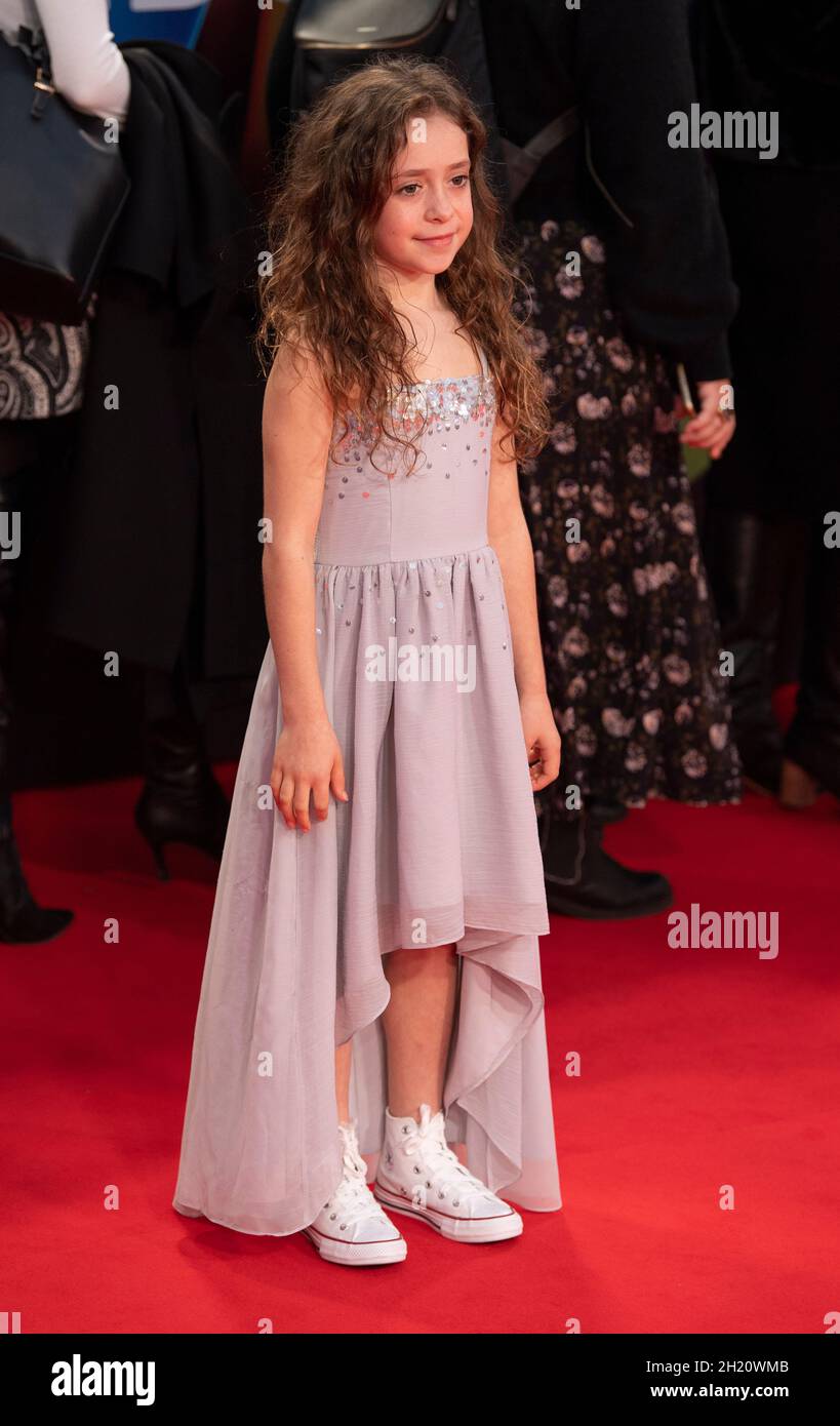 LONDON, ENGLAND - OCTOBER 13: Robyn Elwell attends the Gala Premiere ...