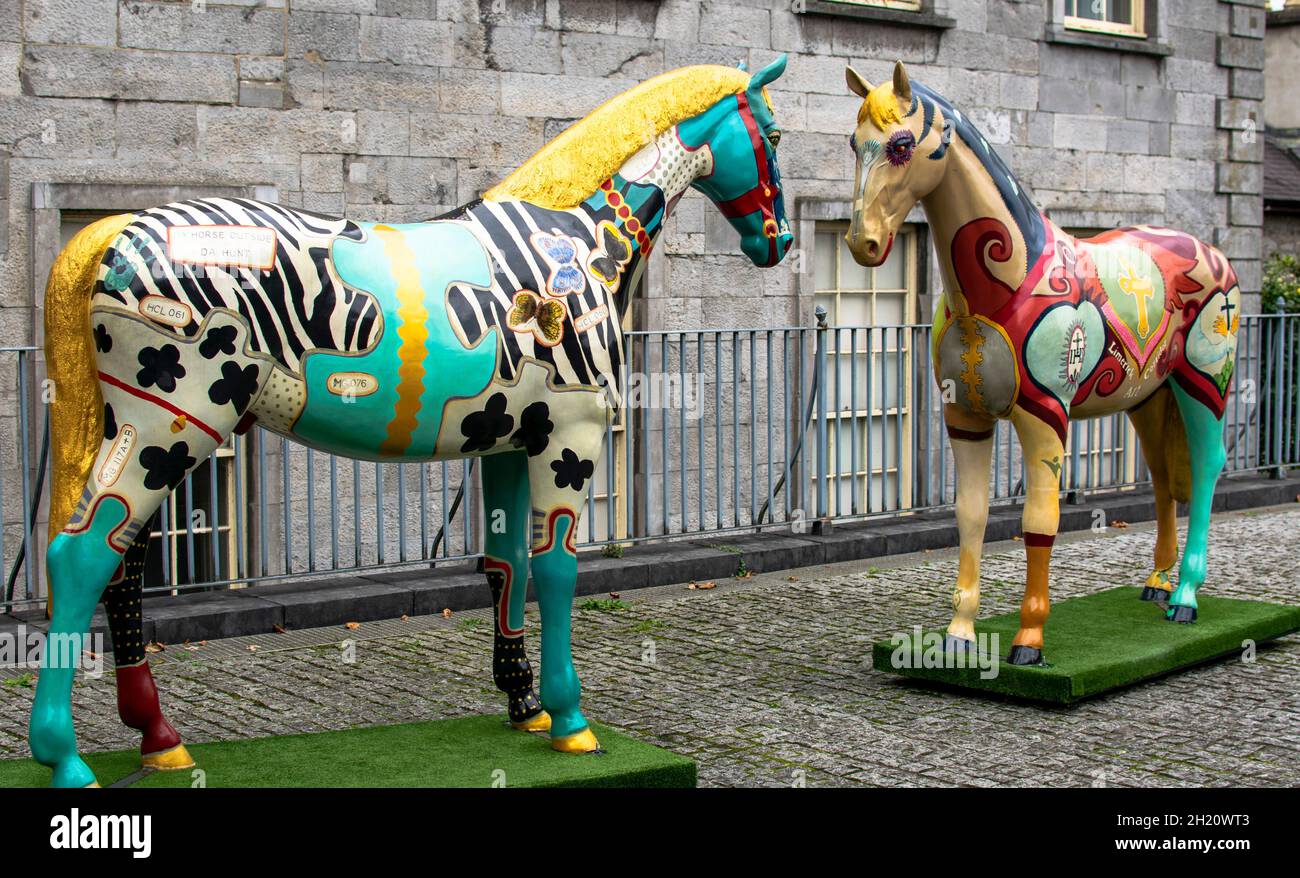 Urban street architecture, monuments, urban decorations in Limerick ...