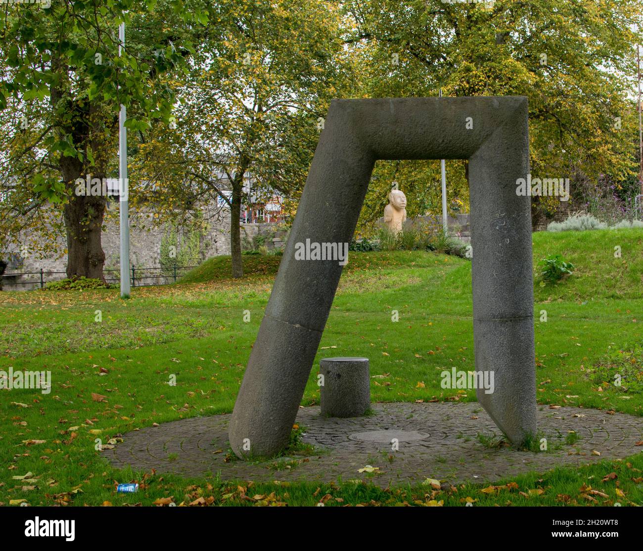 Urban street architecture, monuments, urban decorations in Limerick ...