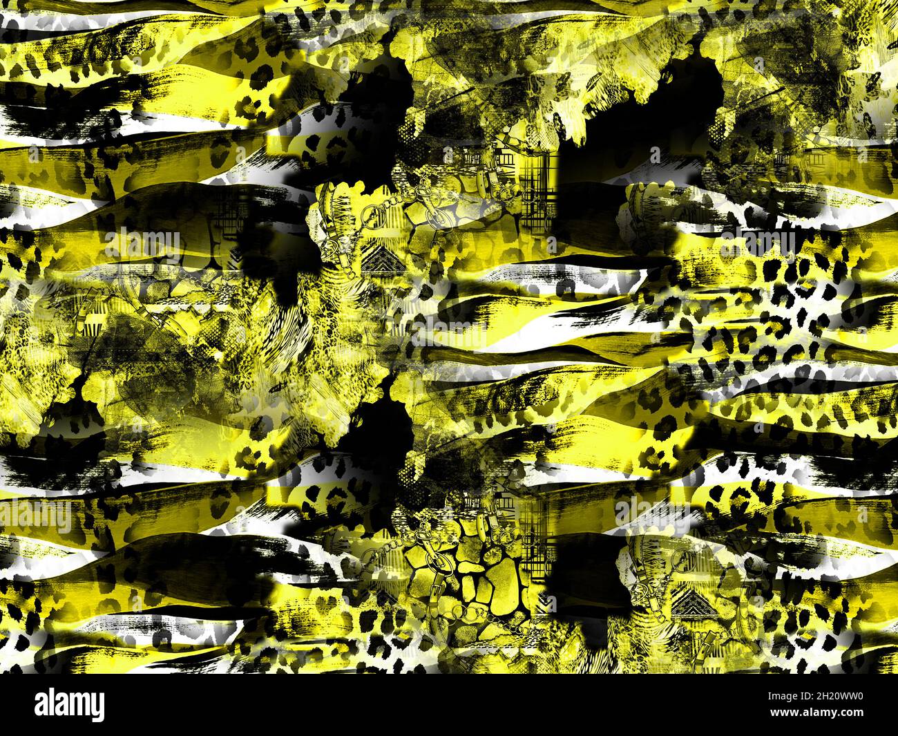 Print,African Animal Prints. Vintage Natural Pattern. Black Exotic ...