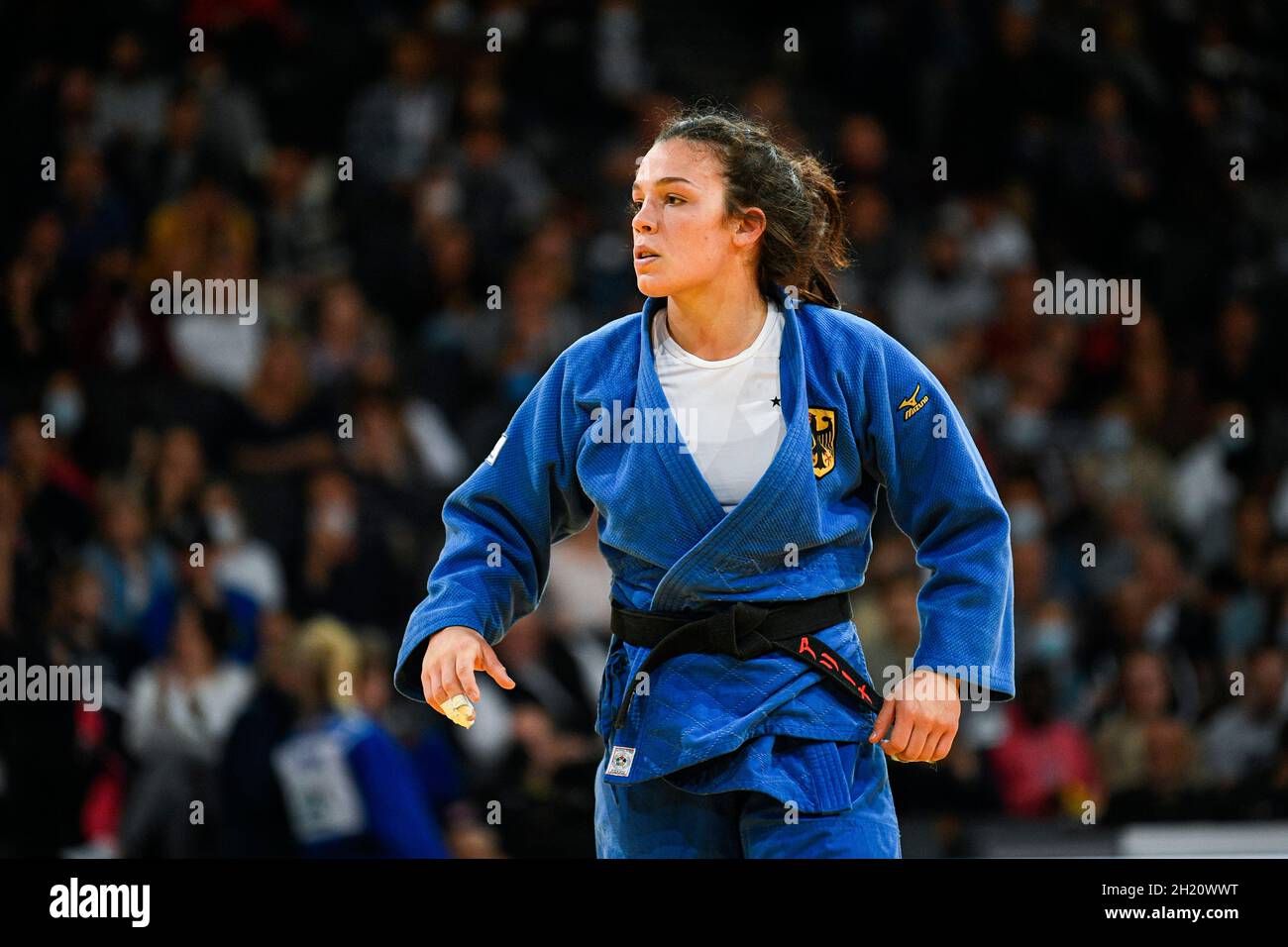 Women -78 kg, Alina BOEHM of Germany competes during the Paris Grand ...