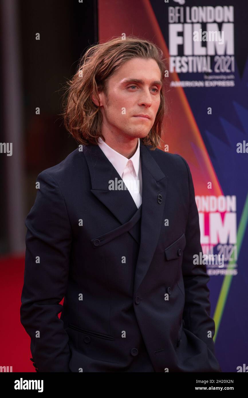 LONDON, ENGLAND - OCTOBER 13: Jack Farthing attends the Gala Premiere for "The Lost Daughter ...