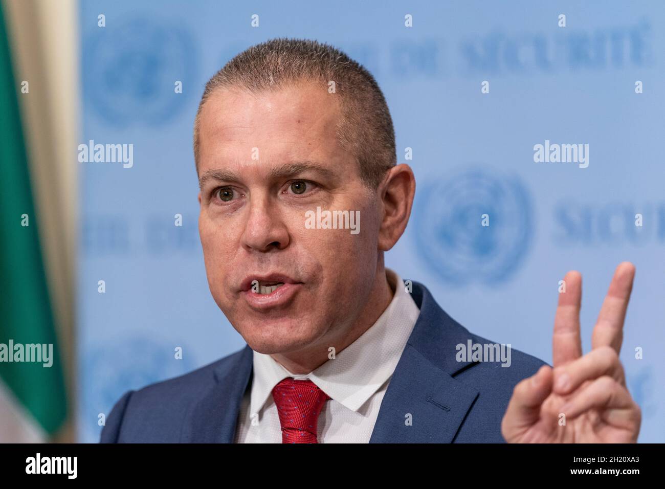 New York, NY - October 19, 2021: Permanent Representative of Israel to ...
