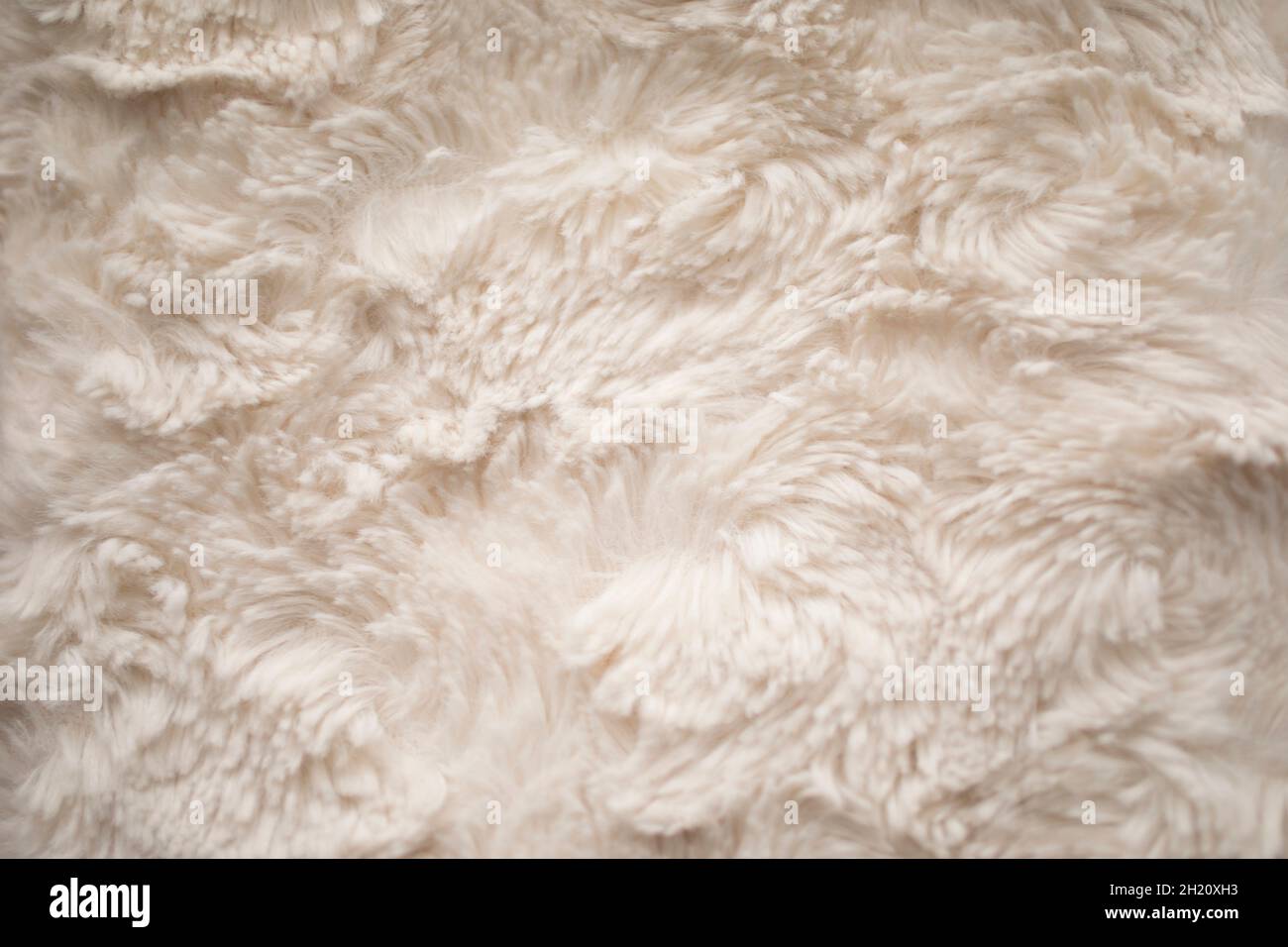 warm fake lamb fur detail Stock Photo - Alamy