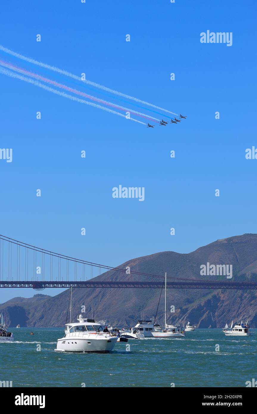 The amazing yearly Fleet Week in the Bay Area, San Francisco CA Stock ...
