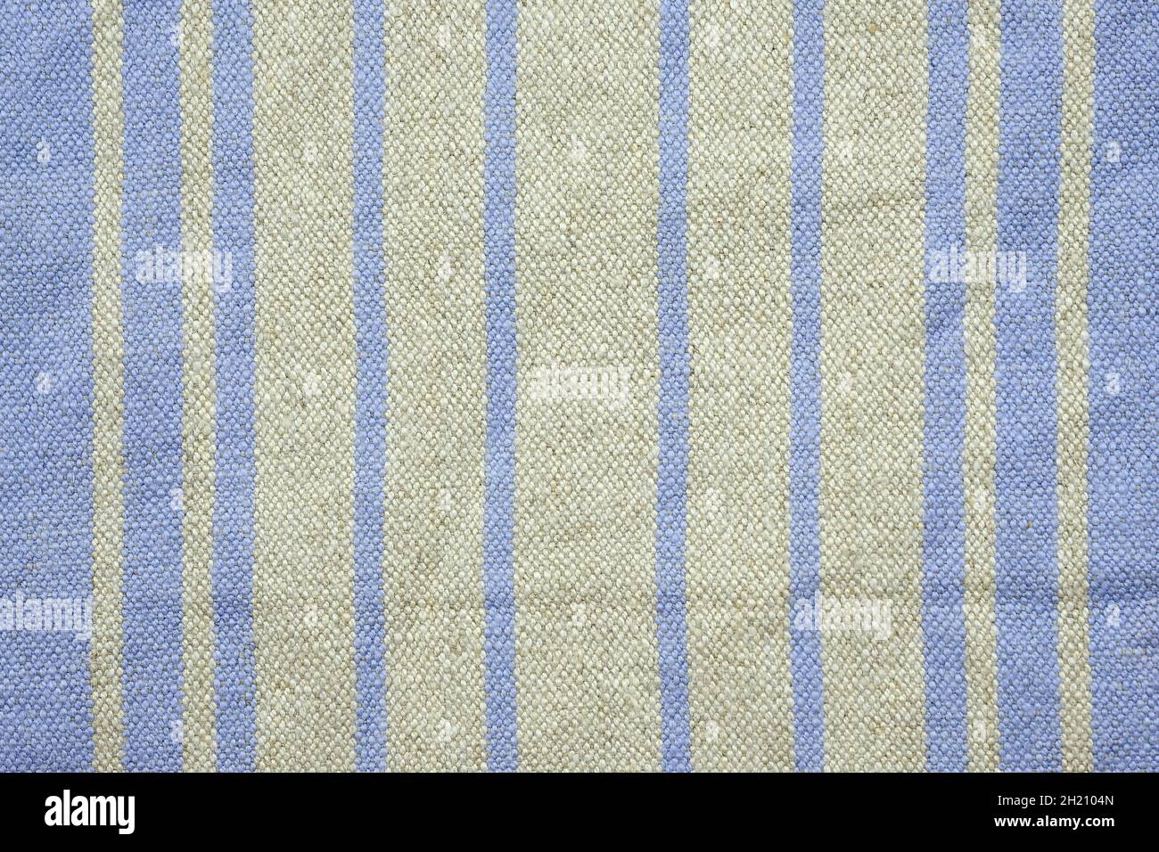 Color linen fabric with a thin strip, background. Linen fabric texture ...