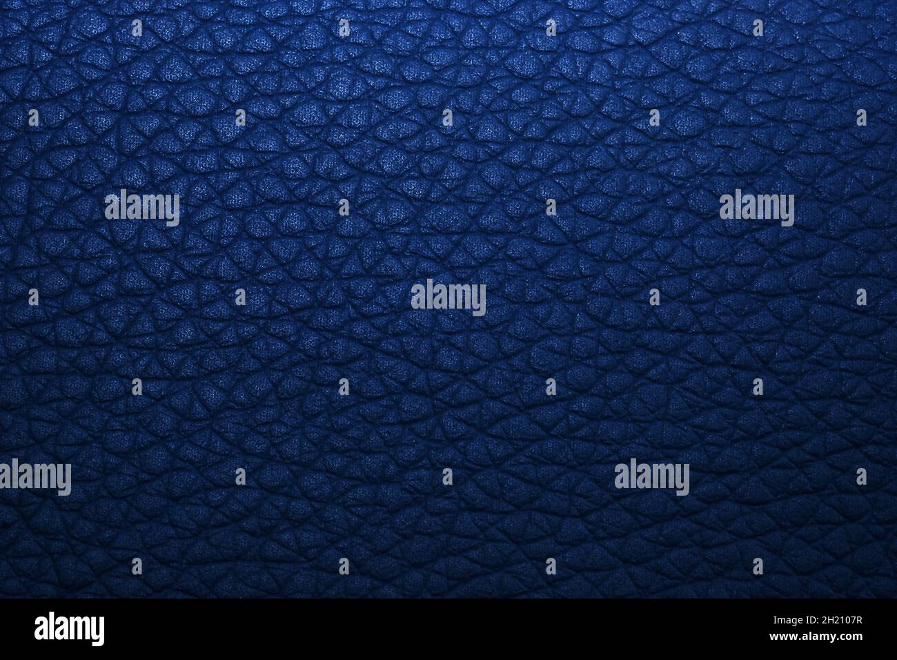 Dark blue leatherette texture background, faux leather pattern. Top ...