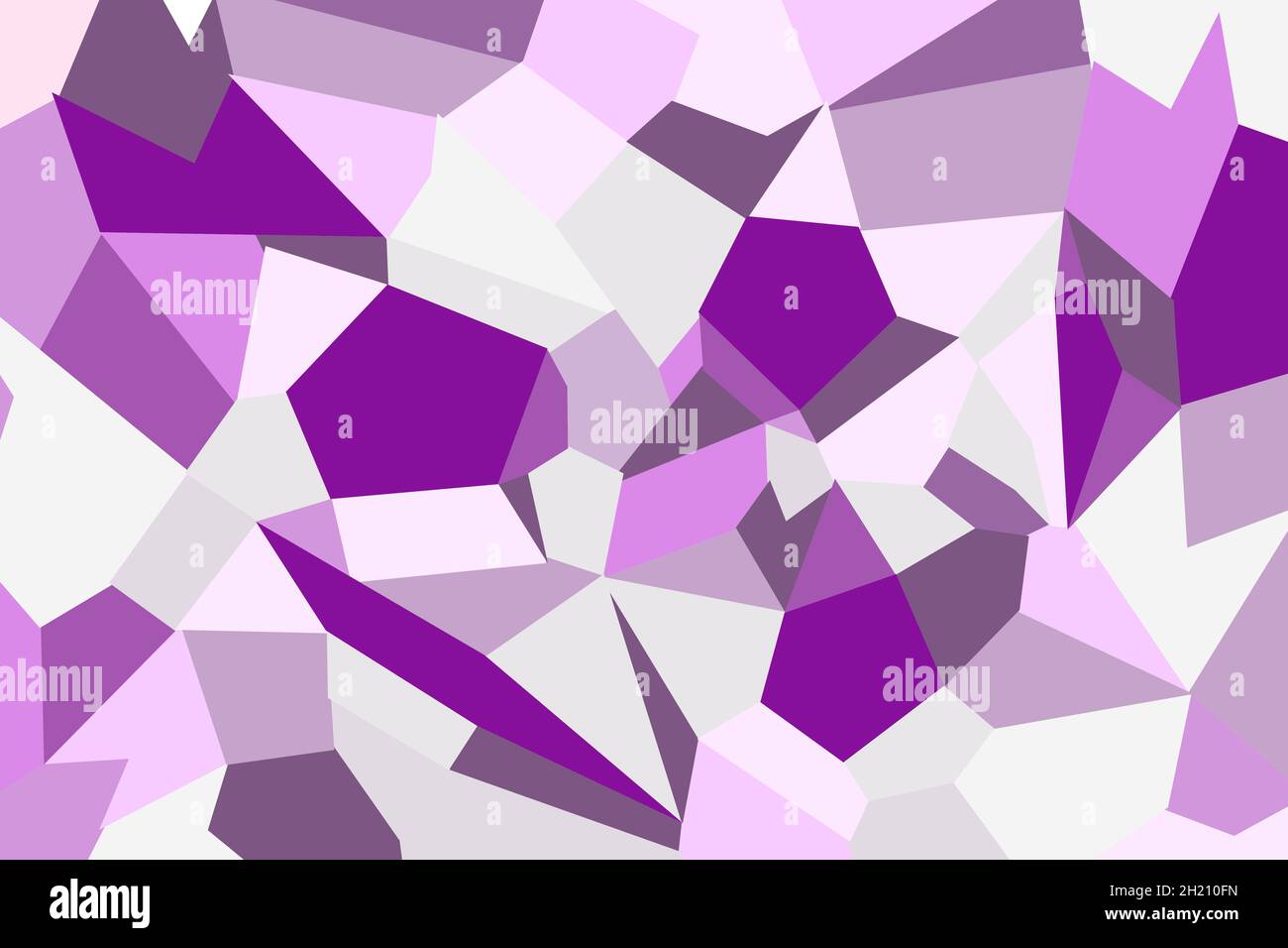 Illustration background in vibrant colors purple and grey polygon ...