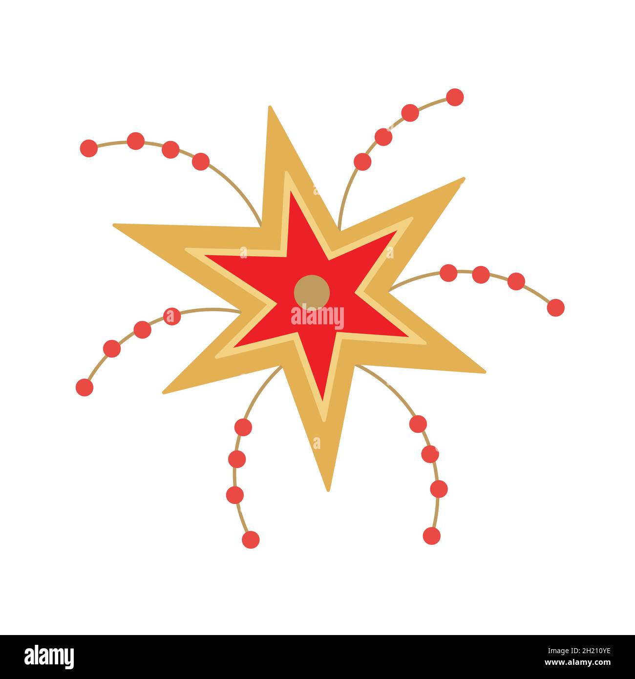 Christmas decoration star Stock Vector Image & Art - Alamy