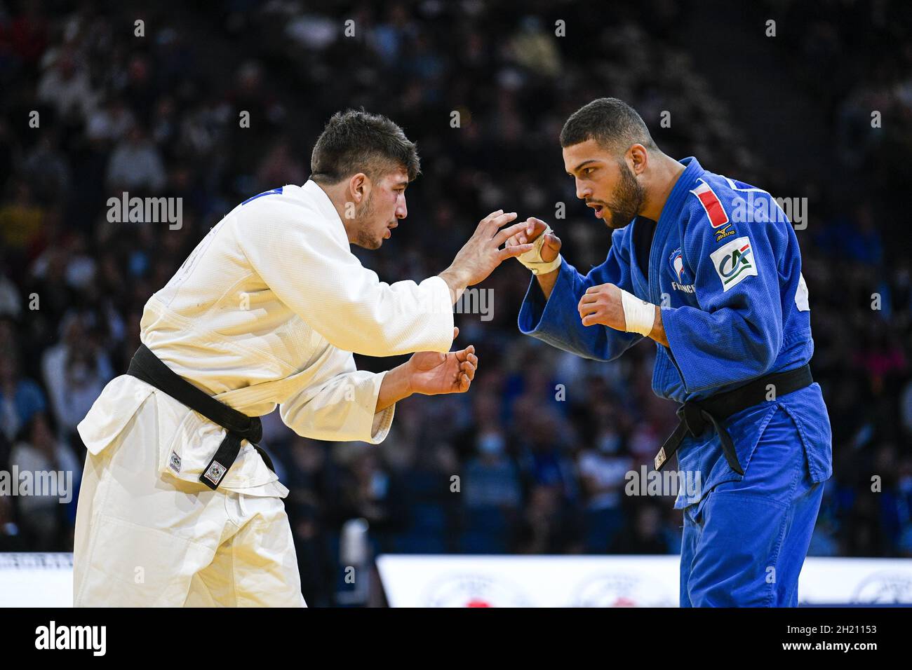 Men -90 kg, Luka MAISURADZE (white) of Georgia bronze medal and Alexis ...
