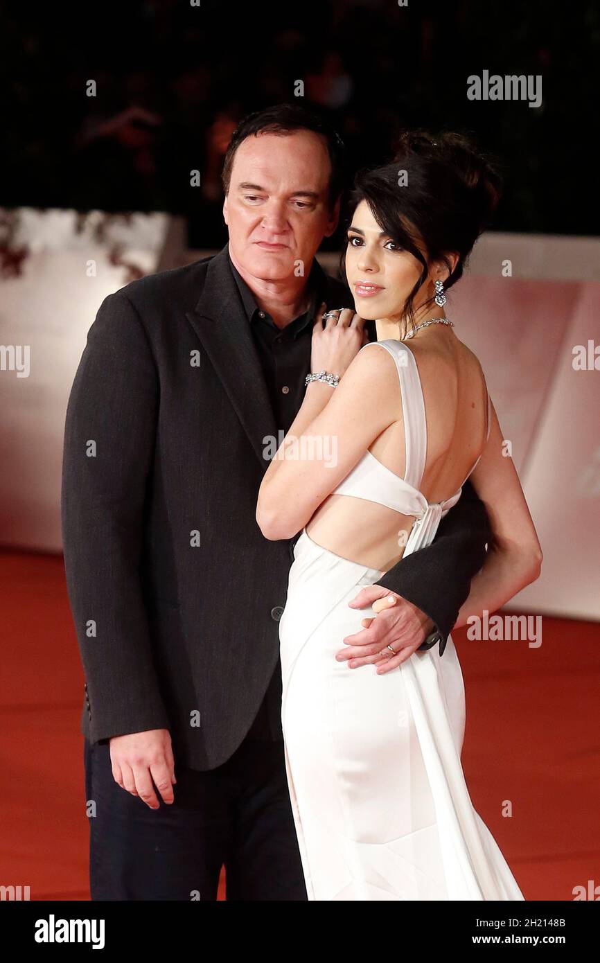 Rome, Italy. 19th Oct, 2021. The American film director Quentin ...