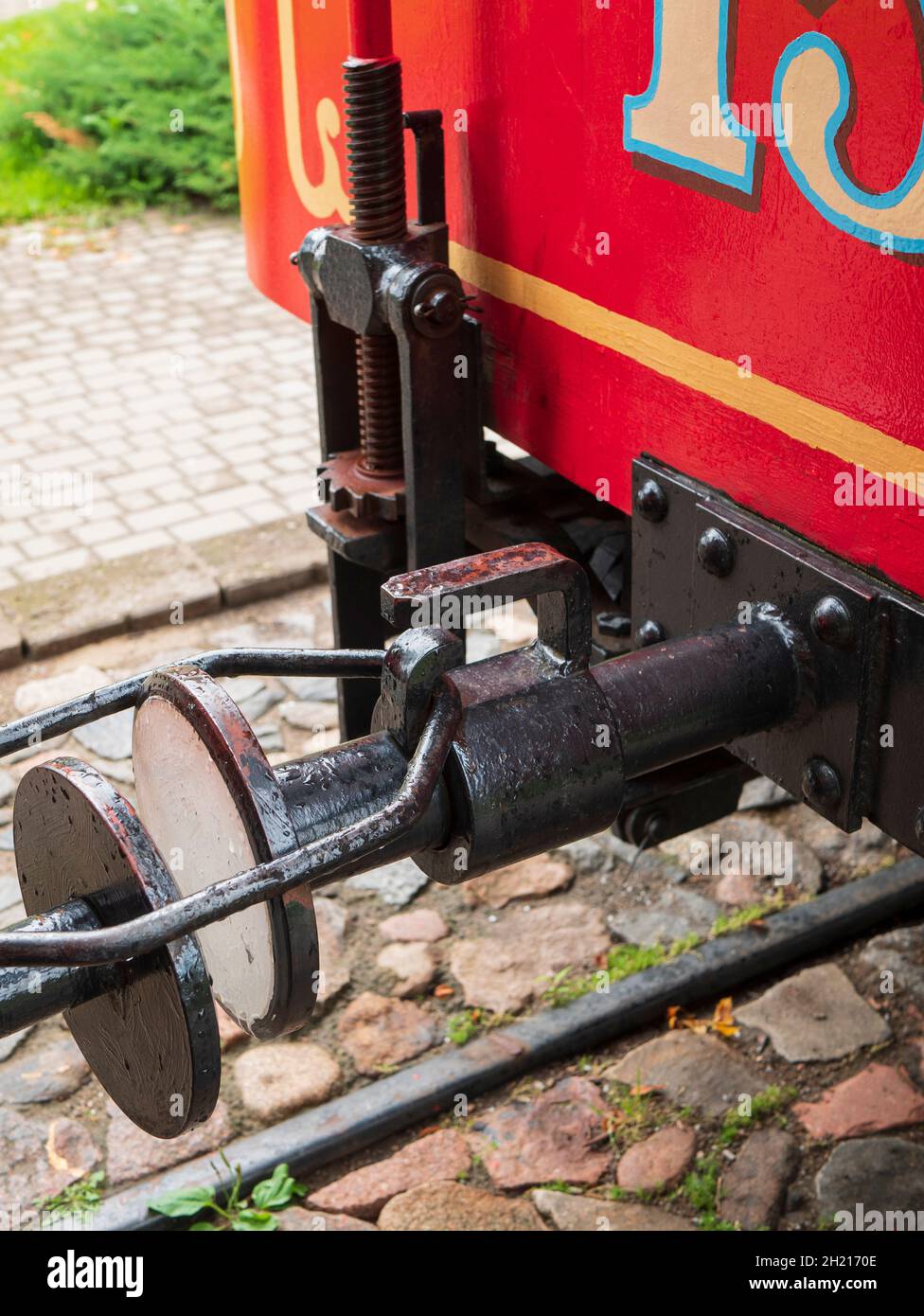 Railroad coupler hi-res stock photography and images - Alamy