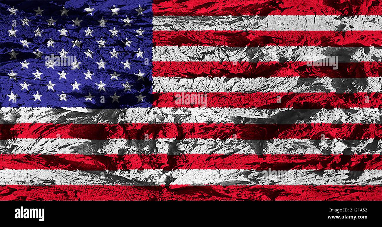 USA flag on texture background. Background for greeting cards for USA ...