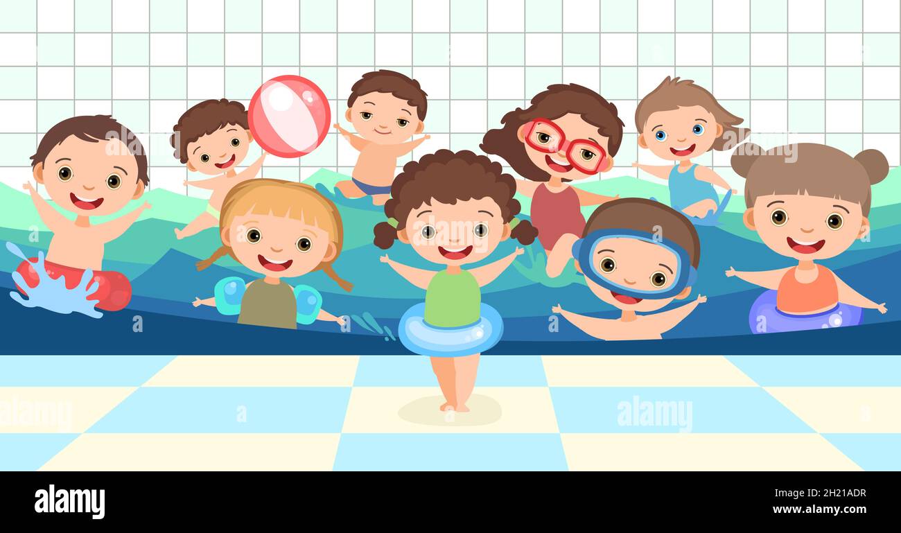 Underwater play Stock Vector Images - Alamy