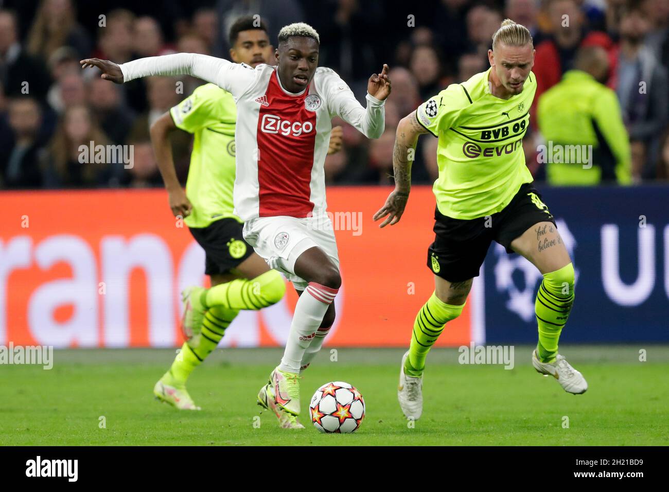 AMSTERDAM, NETHERLANDS - OCTOBER 19: Mohammed Daramy of Ajax during the ...