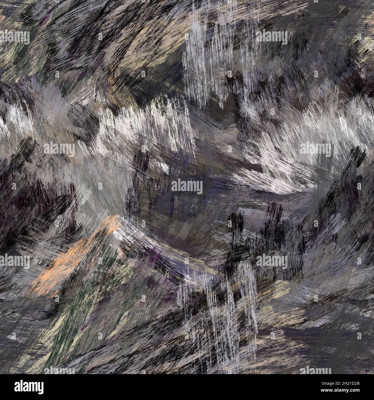 Seamless abstract painted brushed texture. Spikey material pattern ...