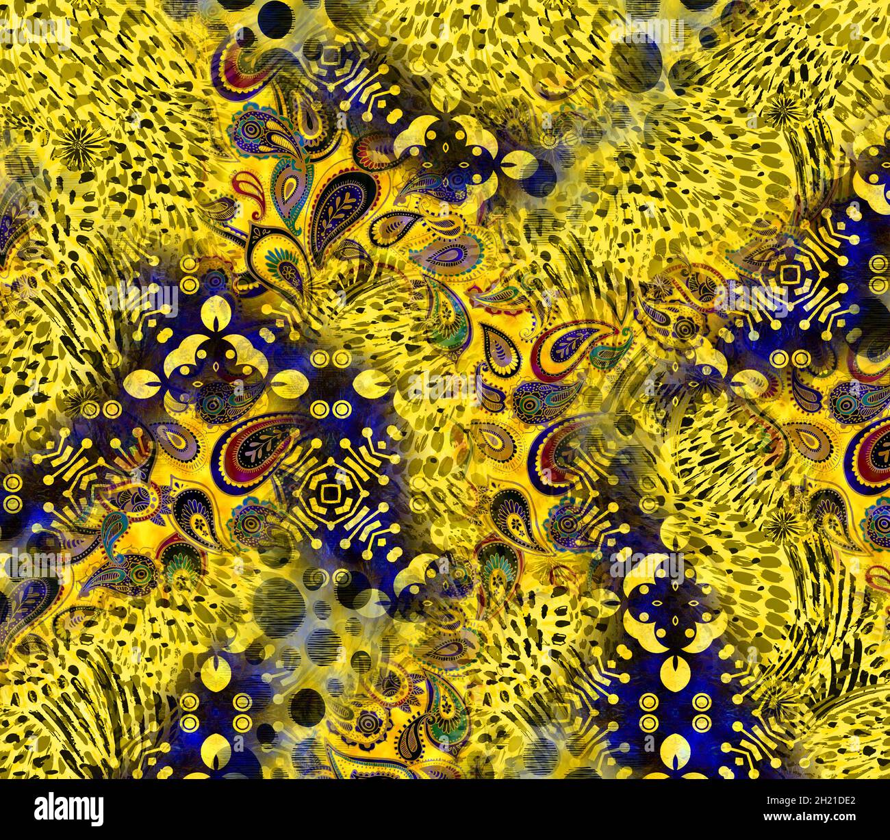 Fabric print pattern.Multicolored background. Colorful pattern ...