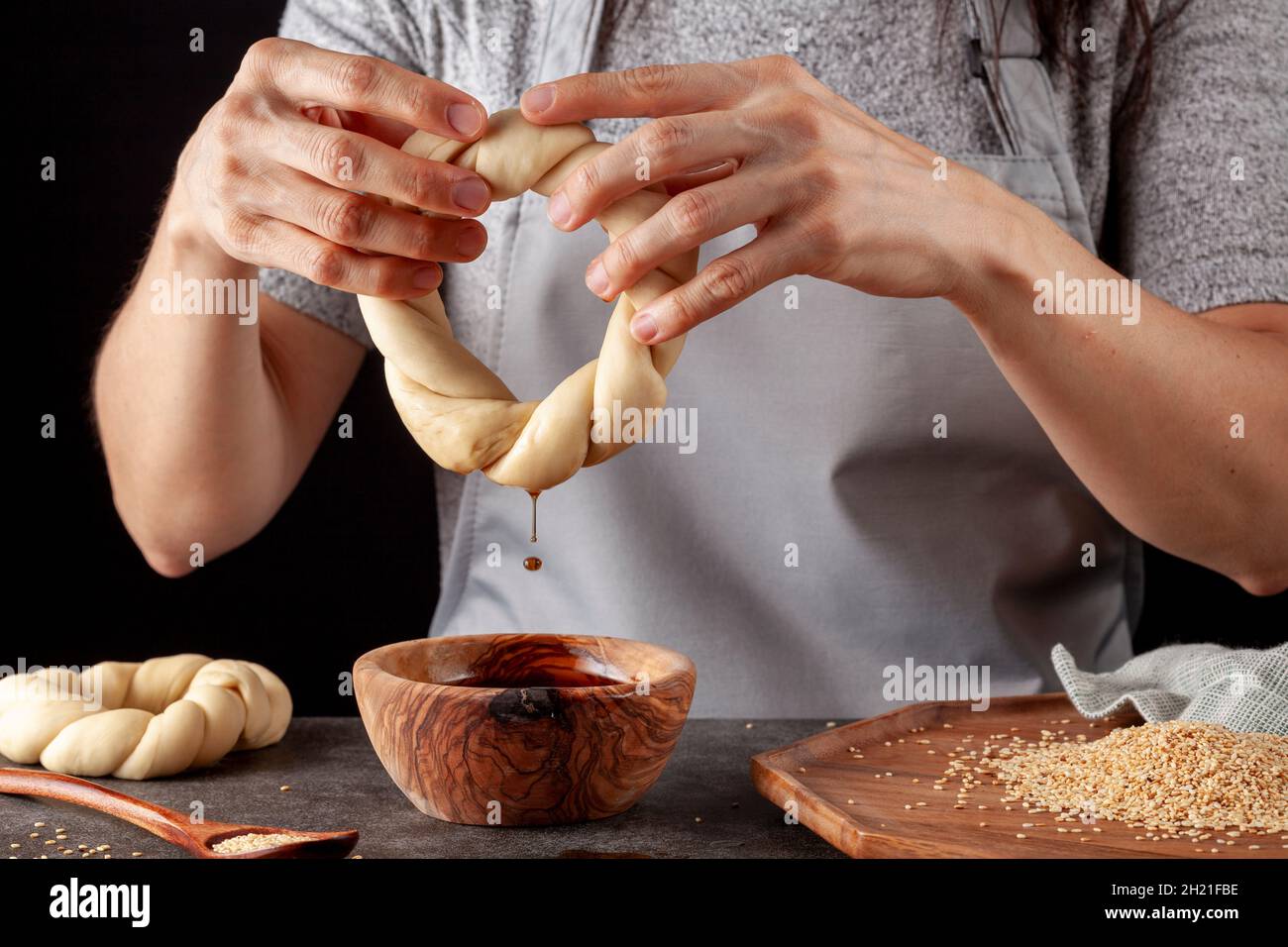 Susamli simit hi-res stock photography and images - Alamy